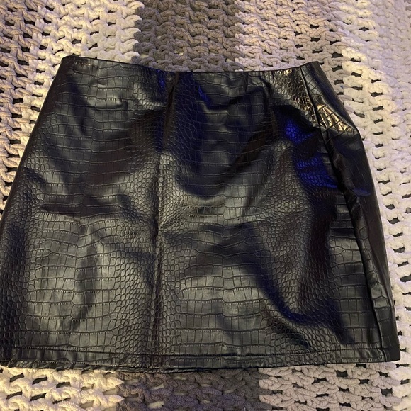 Bar III | Skirts | Bar Iii Size 4 Faux Leather Skirt | Poshmark